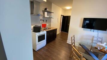 Apartamento, 1 quarto, varanda, vista para o jardim | Parte interna
