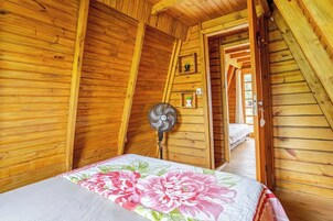 Chalé família, varanda coberta, vista para a montanha | 2 quartos, Wi-Fi de cortesia