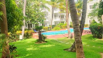 Estúdio Familiar, varanda | Vista para o jardim