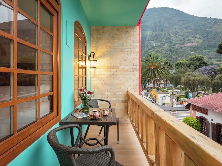 Quarto Duplo, varanda, vista para o parque | Vista da varanda