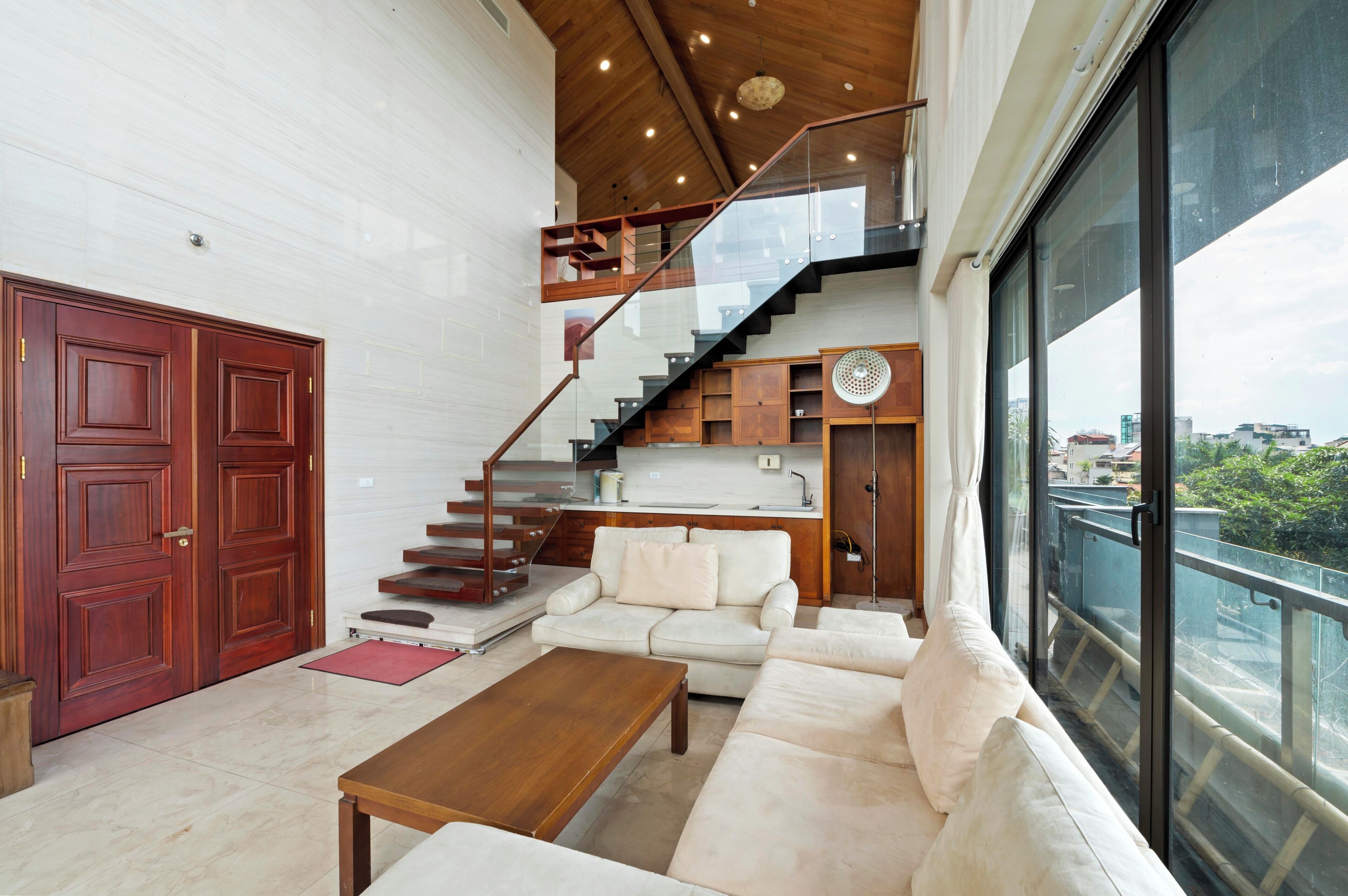 Duplex presidencial, sacada, vista para o lago | Vista da sacada