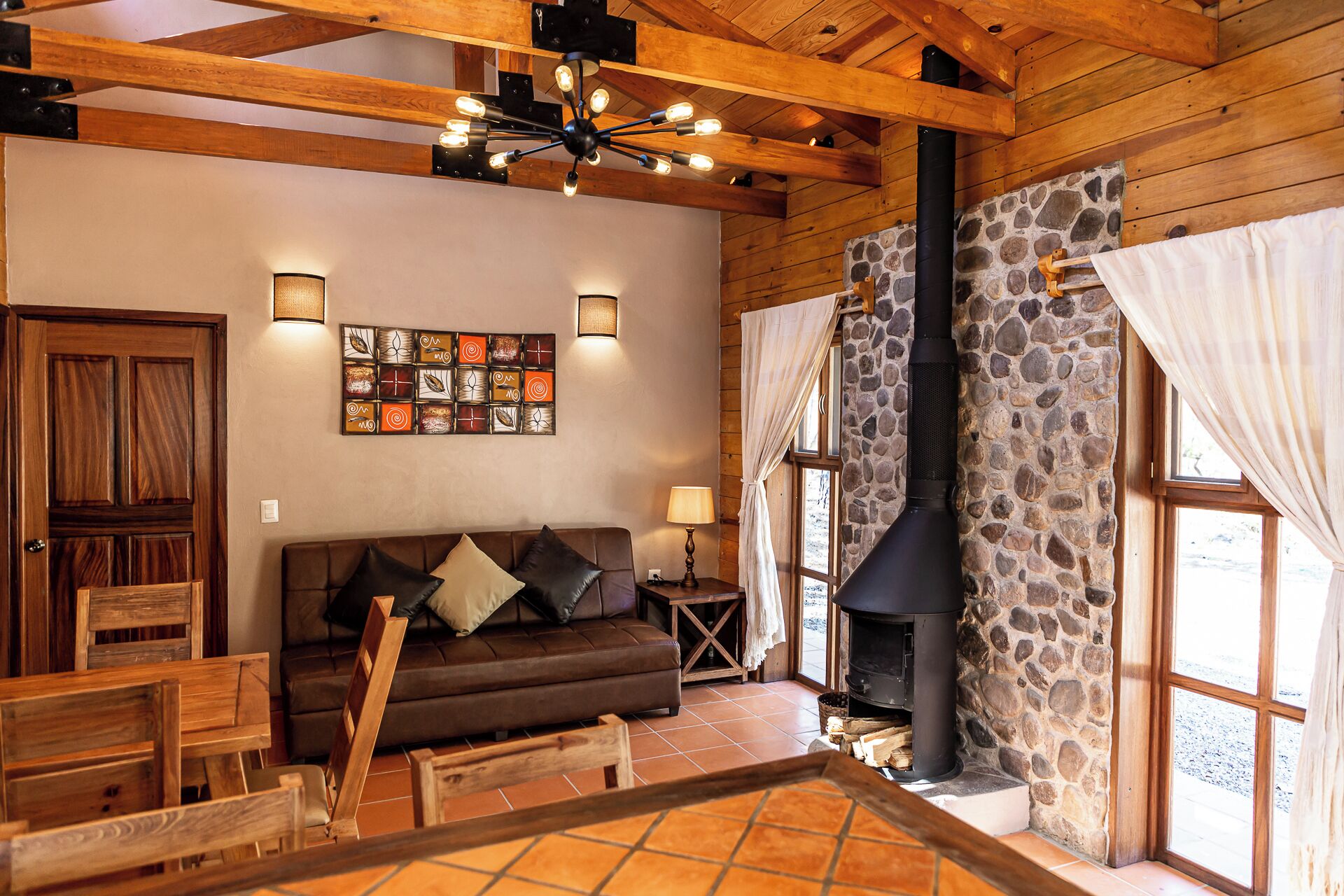 Cabana lua de mel | Área de estar