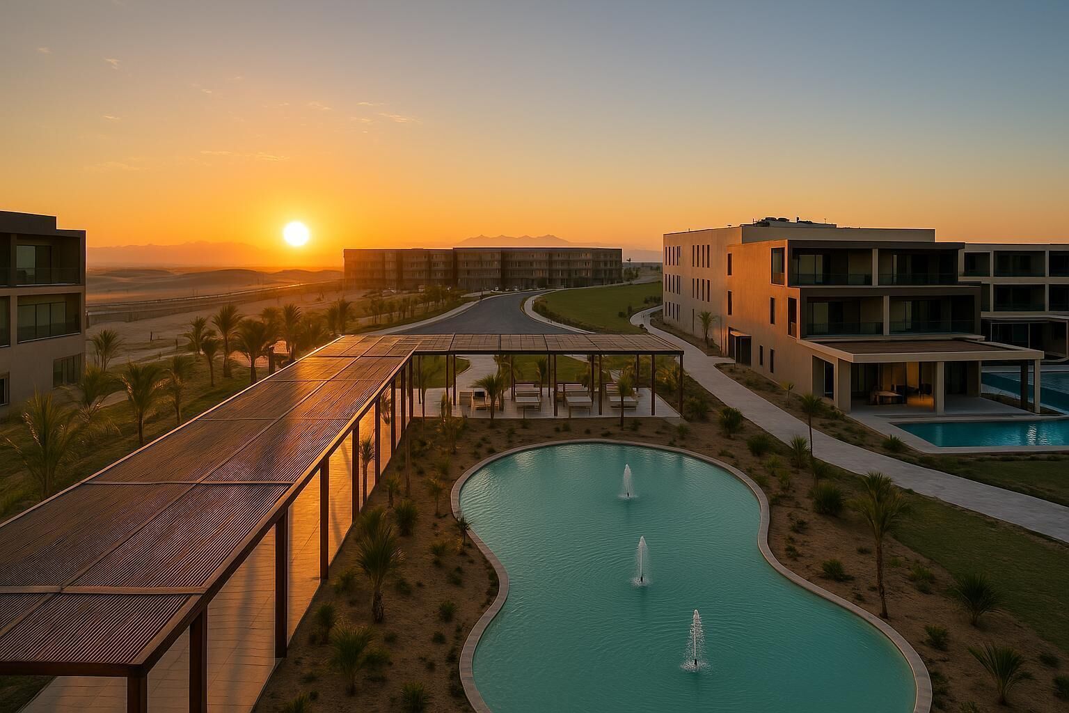 4 piscinas exteriores 