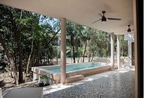 Apartamento de Luxo, 3 quartos, piscina privativa, vista para o parque (Attha A1) | Piscina privativa