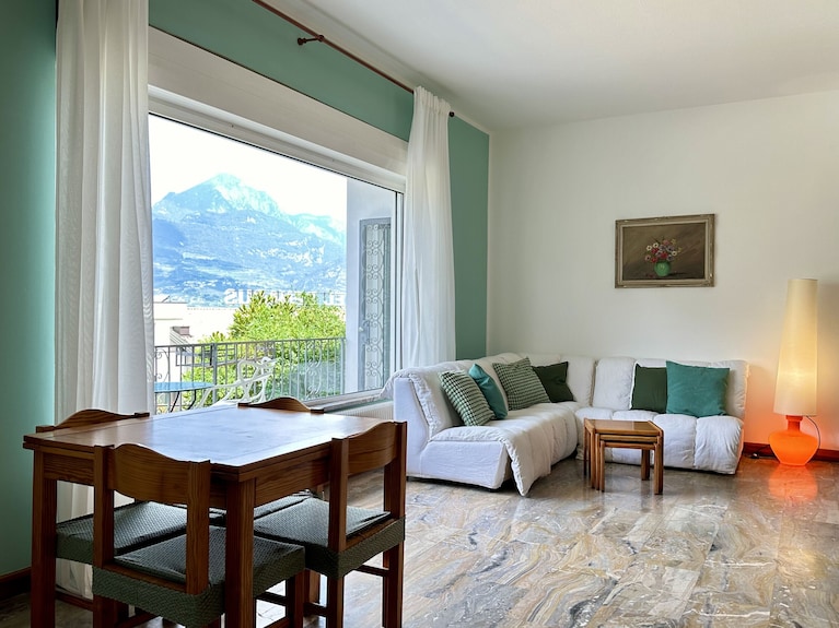 Villa 'The Queen Of Garda' Met Uitzicht Op Het Meer, Privétuin En Balkon - Nago-Torbole