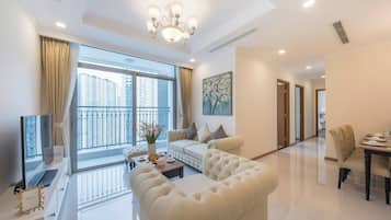 Apartamento de Luxo | Sala de estar | Televisor LCD