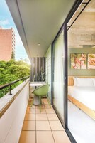 Loft panorâmico, 1 cama King | Vista do quarto