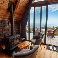 Bangalô básico, vista para o mar | 1 quarto, Wi-Fi de cortesia