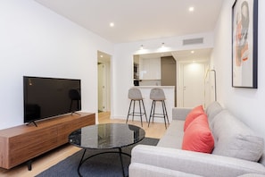 Apartamento, 1 quarto, não fumadores | Sala de estar