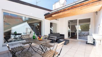 Apartamento Deluxe | Terraço/pátio interior