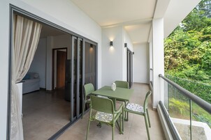 Apartamento, 1 quarto, cozinha, vista para o mar | Terraço/pátio