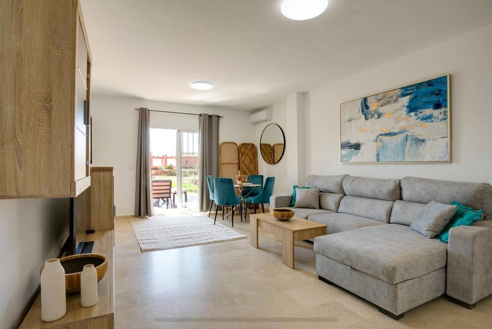 No1 - Beachfront Apartment Close To Port. Sleeps 6 Ground Floor Large Terrace. - Estepona