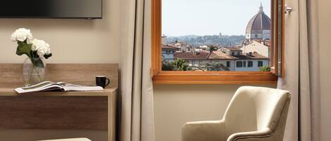 Quarto casal ou duplo luxo, vista para a cidade | Vista do quarto