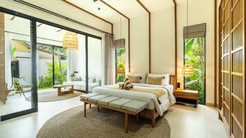 Villa | 1 quarto, com decoração personalizada, com mobília individualizada