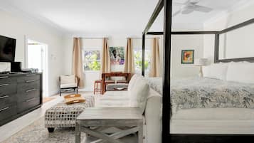 One-Bedroom Studio | 2 quartos, espaço de trabalho para notebook, cortinas blackout
