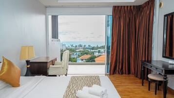 Suite, 2 quartos, vista para o mar | 2 quartos, quartos insonorizados, Wi-fi grátis