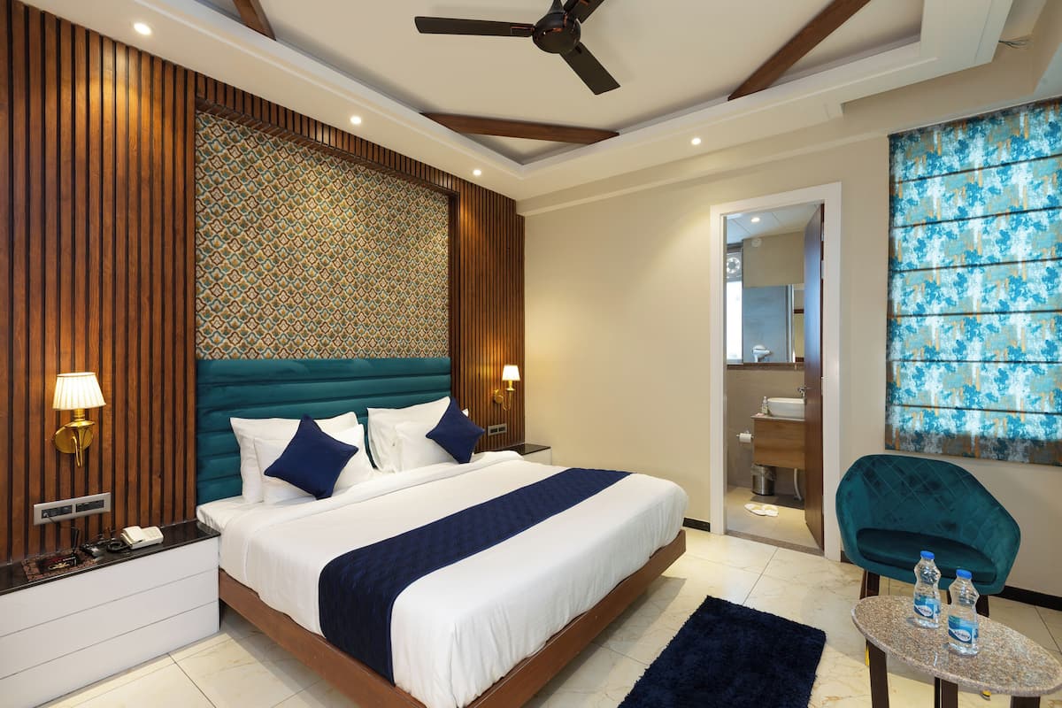 Quarto Duplo Deluxe | Ferro/tábua de engomar, Wi-fi grátis, roupa de cama fornecida