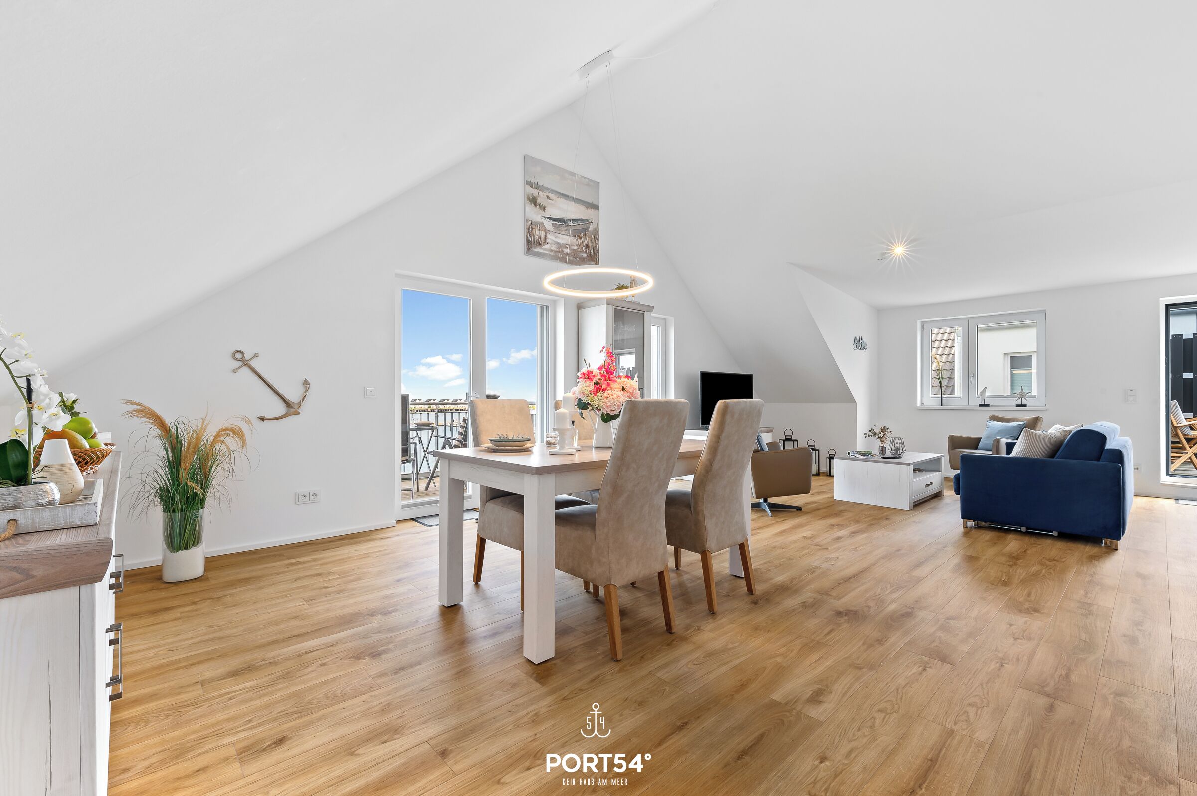 Hafenperle - 1st Row On The Waterfront With Harbor View, Elevator, 2 Balconies, Beach Chair - Kappeln