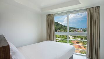 Apartamento Exclusivo, 1 quarto, varanda, vista para o mar | 1 quarto, Wi-fi grátis