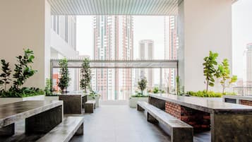 Sala de estar do lobby