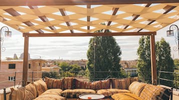 Terraço no piso superior