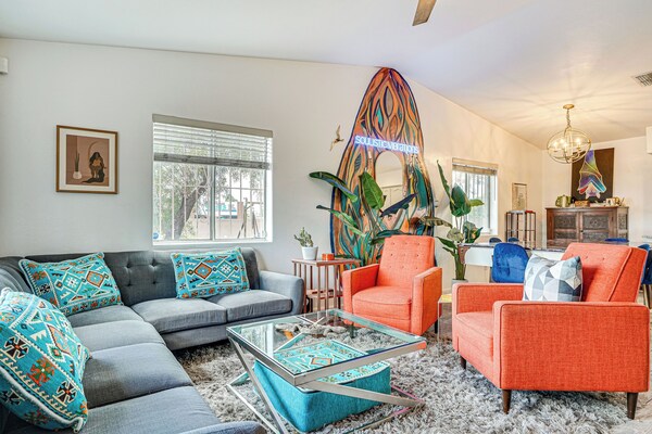 Tucson Retreat W/ Fire Pit: 4 Mi To Downtown! - Tucson, AZ