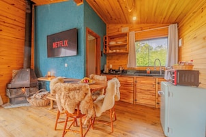 Chalé, vista para a montanha | 1 quarto, quartos insonorizados, Wi-fi grátis 