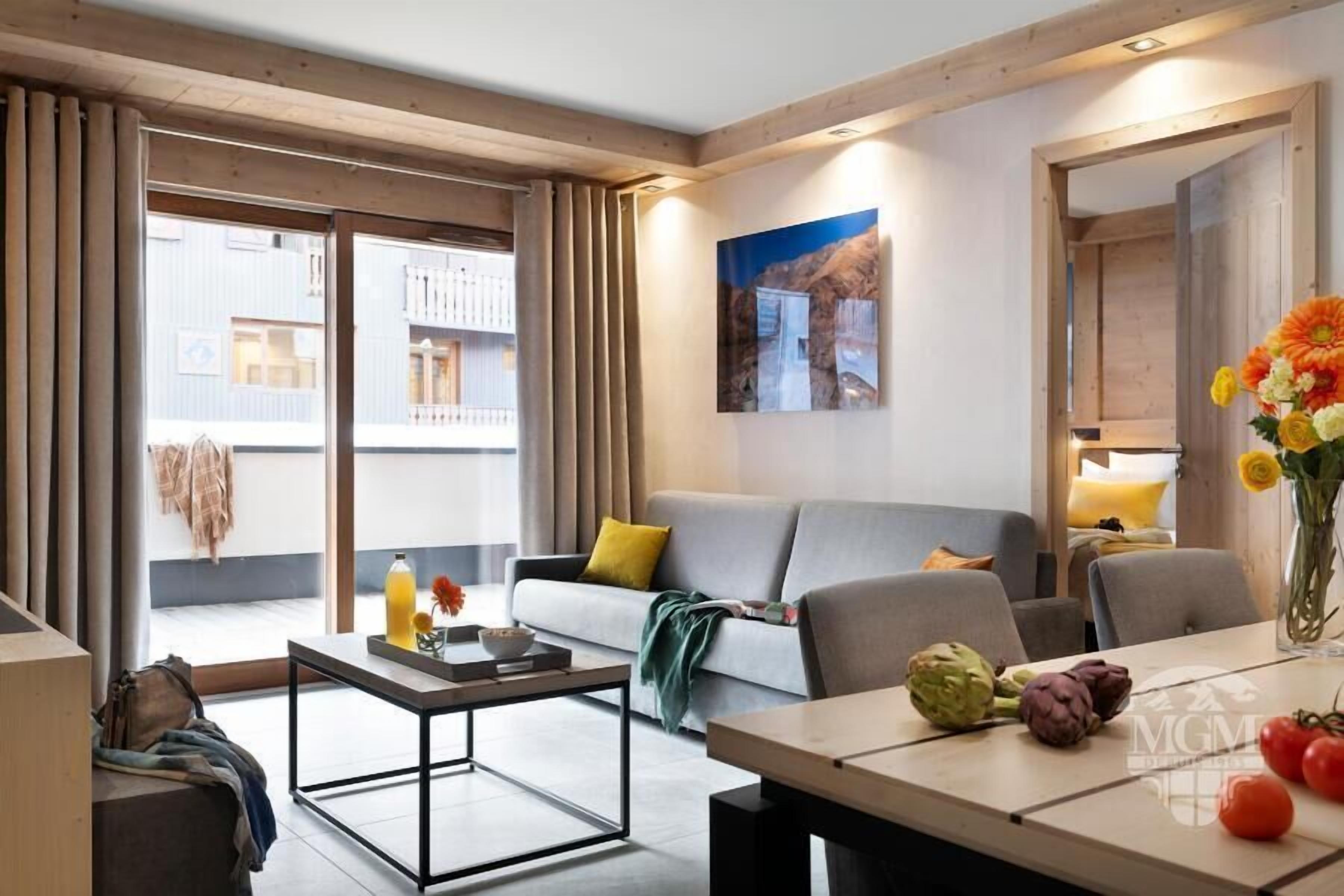 Wifi, Vue Village, Remise En Forme, Piscine, Sauna, Hammam, Balcon, Télévision, Casier à Ski, 60m² - Les Avanchers-Valmorel