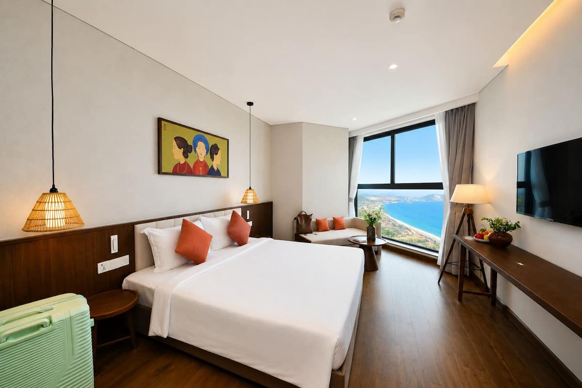 Quarto Premier, 1 cama king-size, vista para o oceano | Vista do quarto