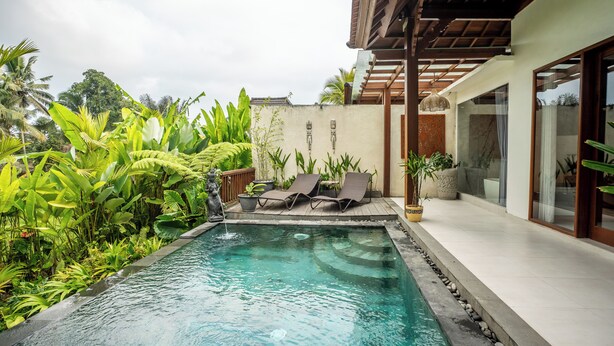 Villa Standard, vista para o jardim | Comodidade do quarto