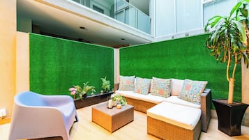 Apartamento, 2 quartos, pátio | Terraço/pátio interior