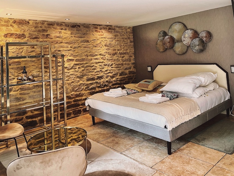 5-bedrooms Renovated Farmhouse Near Tournus With Fitness Room, Pool And Spa - Saône-et-Loire