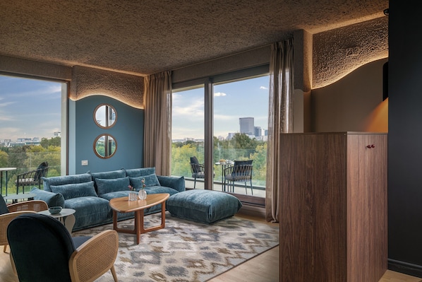 Apartamento presidencial, 3 quartos, vista para o lago | Roupas de cama premium