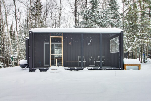 Nashwauk Studio W/ Ice Fishing On South Fork Lake - McCarthy Beach State Park, Side Lake