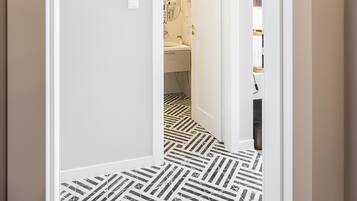 Quarto Duplo Deluxe | Wi-fi grátis, roupa de cama fornecida