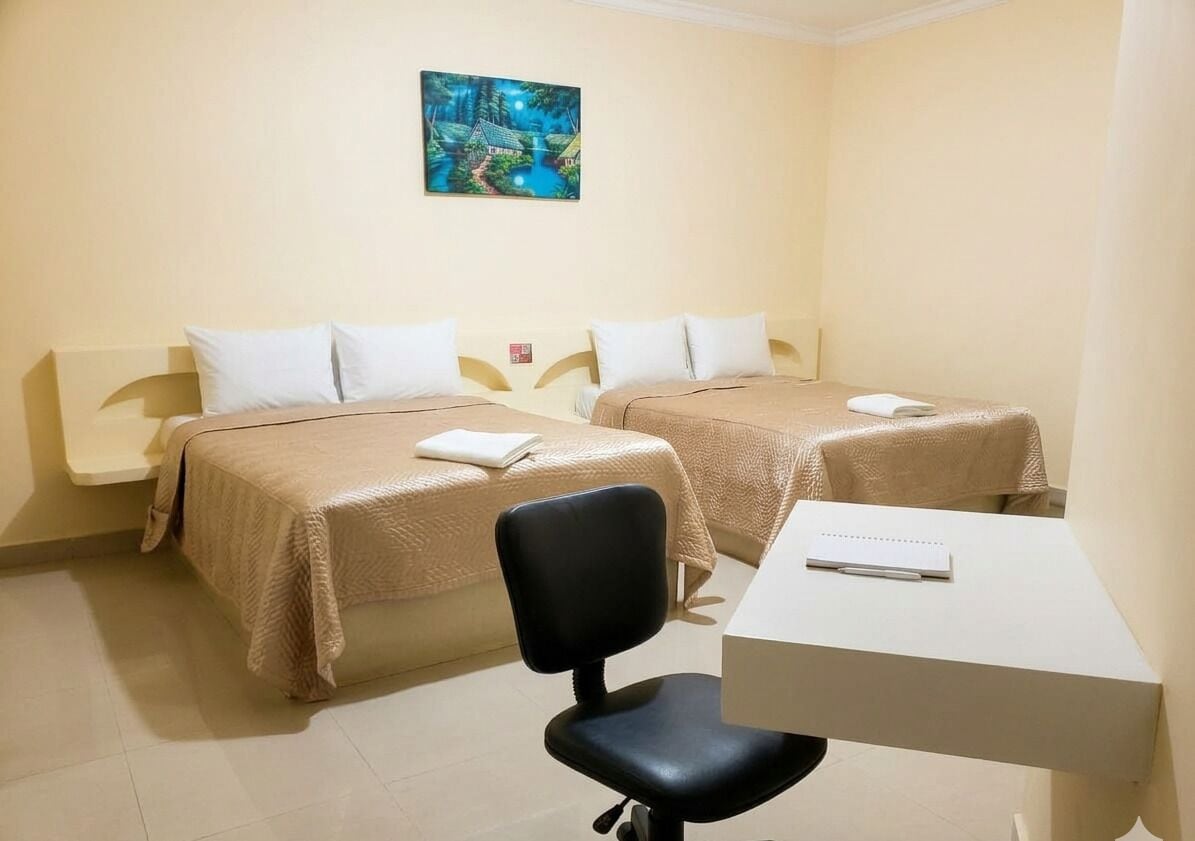 Quarto casal conforto | Wi-Fi de cortesia