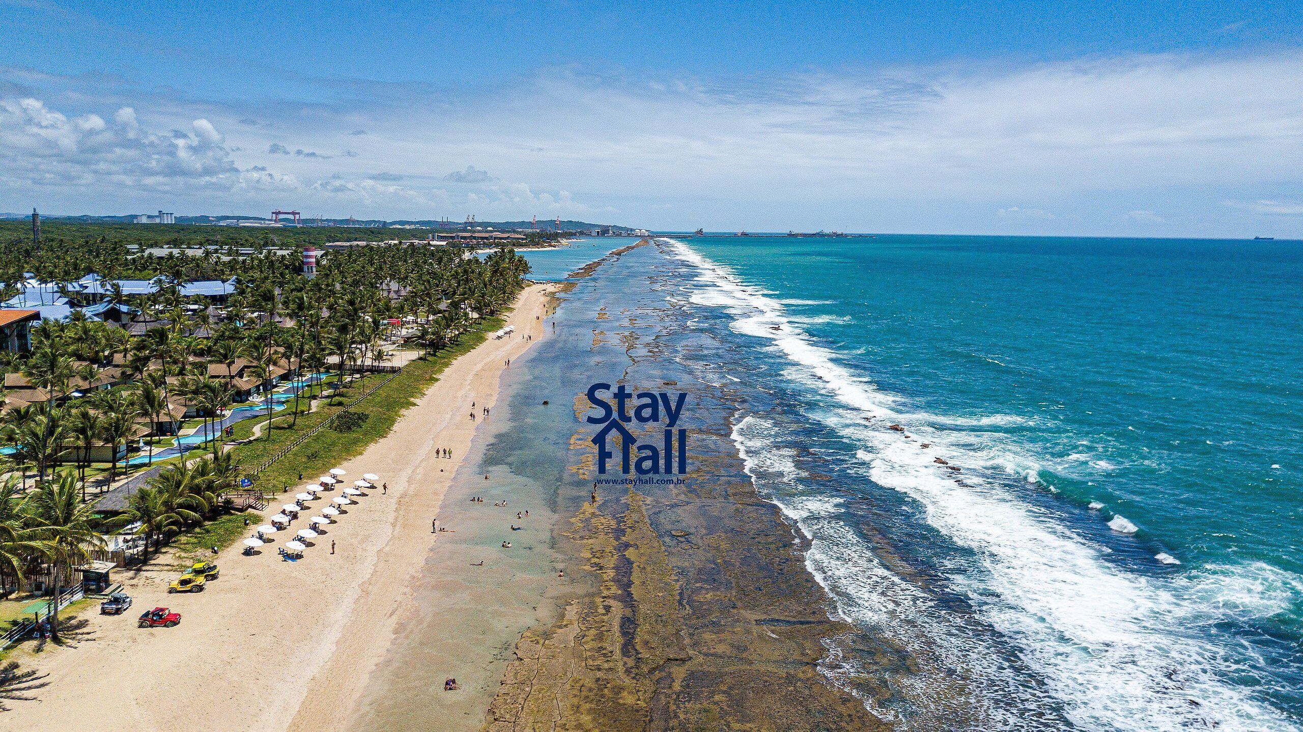 Apartamento | Praia | Na praia, praia de areia branca 