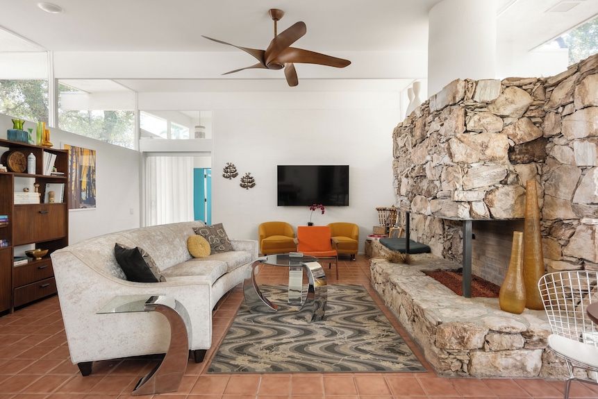 Patio, Pool, Firepit | Queen Studio At Monkey Tree - Palm Springs, CA