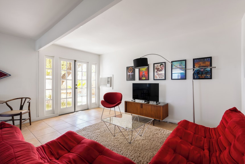 Pool, Firepit | Presidential Suite At Monkey Tree - Palm Springs, CA