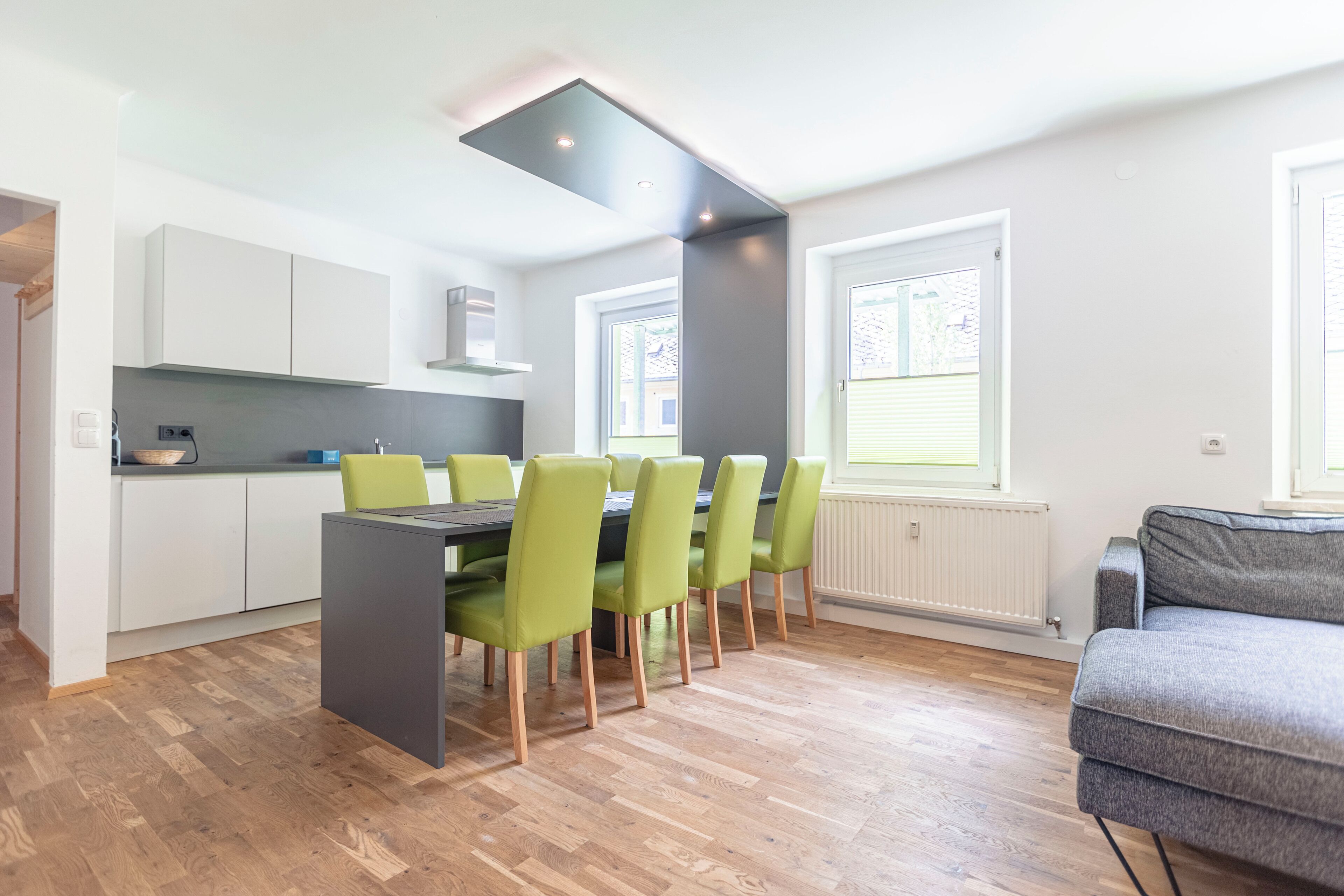 Ferienwohnung für bis zu 8 Personen mit IR-Sauna | Vista para o jardim