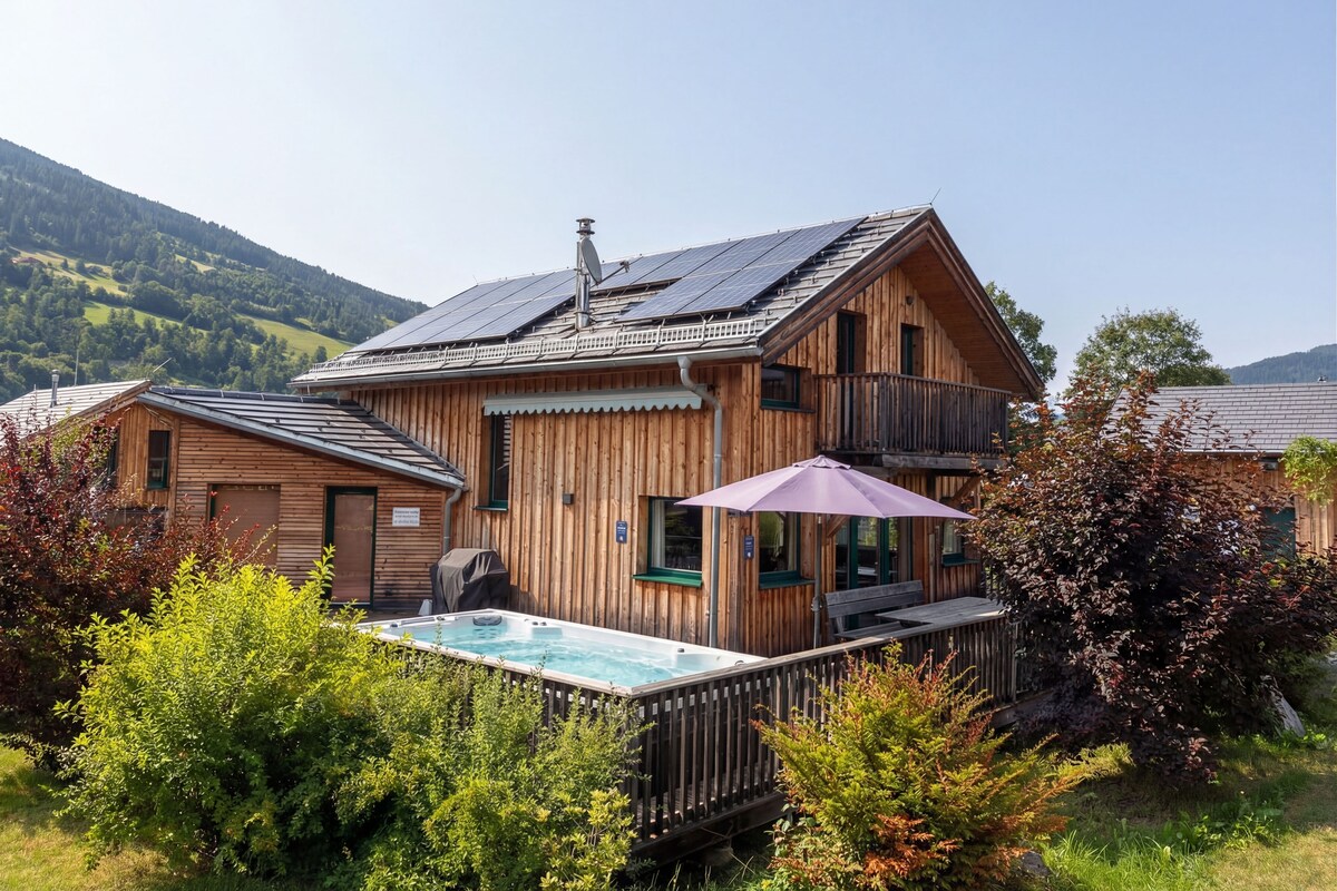 Chalet # 48  mit 4 Schlafzimmern, Sauna & Swim Spa | Terraço/pátio interior