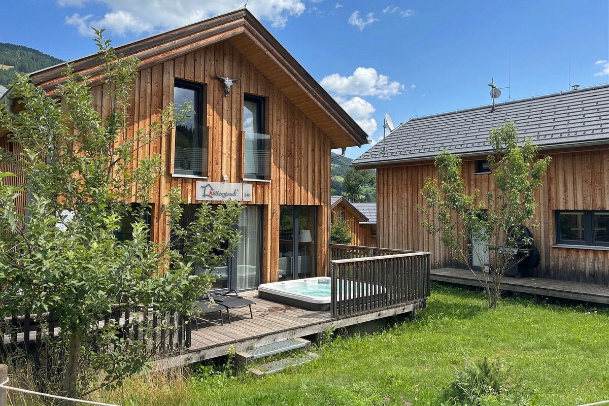 Chalet # 24b  mit 4 Schlafzimmern, Sauna & Whirlpool | Banheira de hidromassagem privativa
