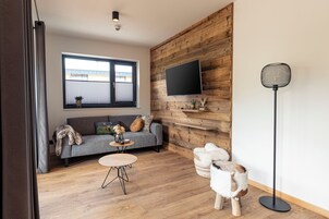 Superior Ferienwohnung mit 2 Schlafzimmern & IR-Sauna | Wi-fi grátis 