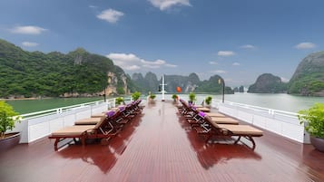 Espaço exterior para banquetes