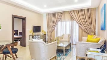 Quarto Económico, varanda, Vista para a cidade | Sala de estar