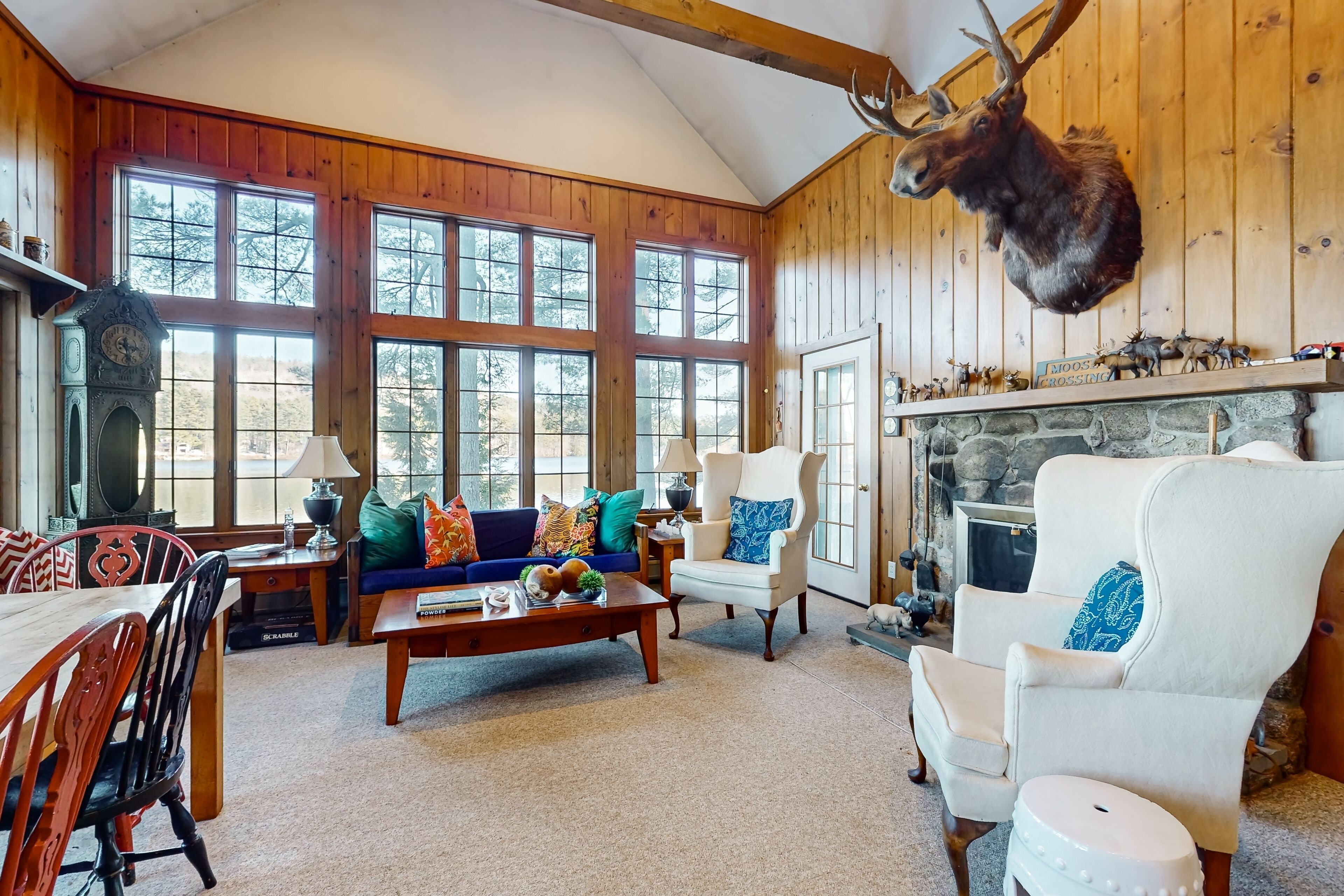 Tranquil Lakefront Retreat With Large Outdoor Patio, Beach And Stunning Views - Denmark, ME