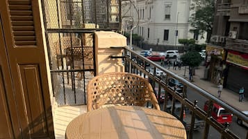 Quarto casal luxo, vista para a cidade | Terraço/pátio