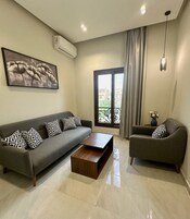 Área de estar no saguão