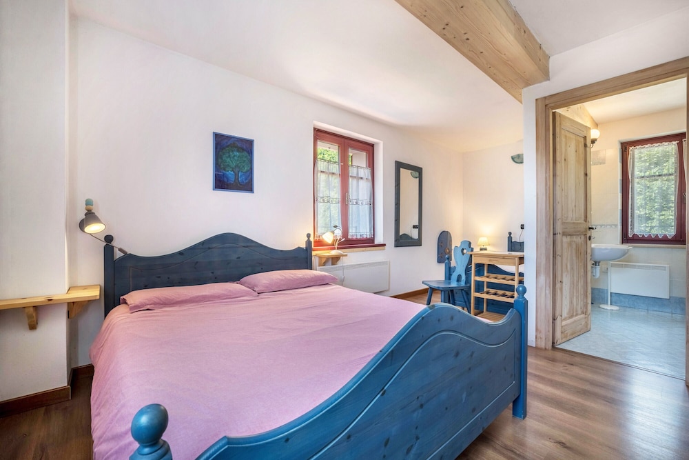 Chambre 'Camera Tripla' Avec Vue Sur Les Montagnes, Jardin Commun Et Balcon - Lac de Garde