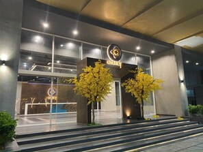 Entrada do alojamento